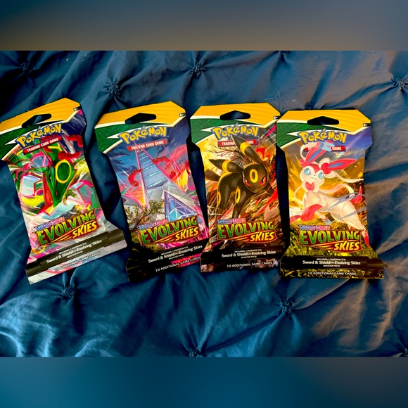Pokemon | Toys | 4packs Of Pokmon Trading Game Cards | Poshmark